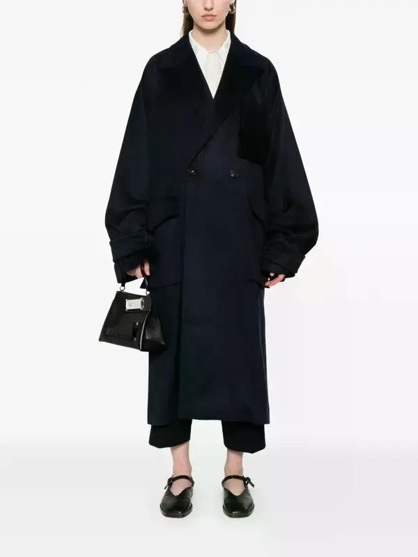 SETCHU Internal-belt Double-breasted Coat