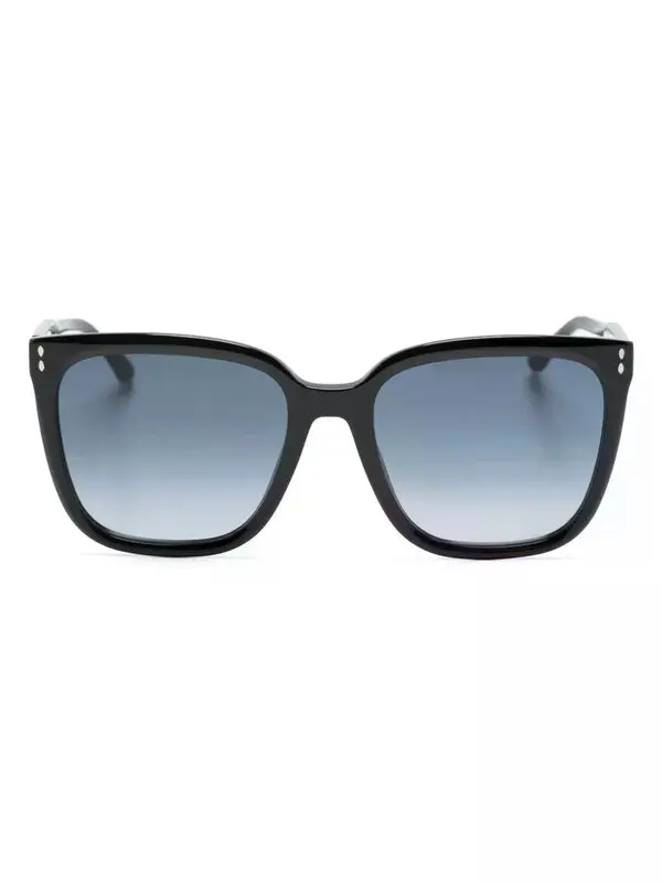 Isabel Marant Square-frame Tinted Sunglasses - Black