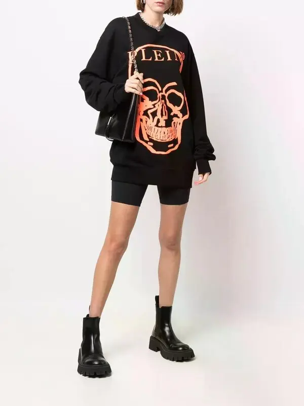 Philipp Plein Logo-print Long-sleeve Sweatshirt