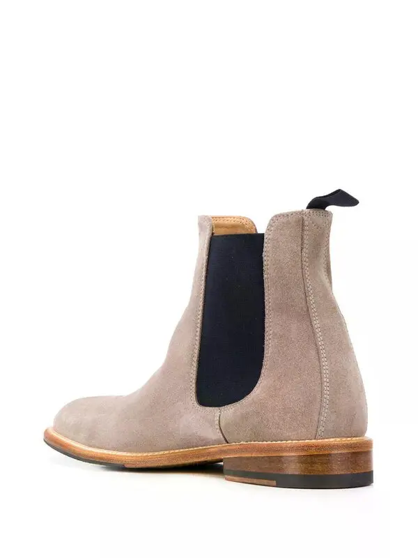 SCAROSSO Chelsea Colour-block Boots - Grey