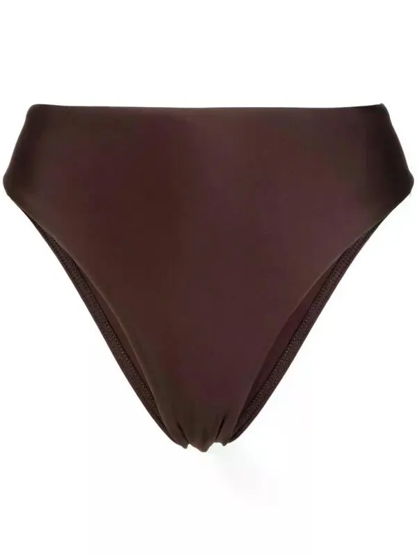 Matteau High-leg Bikini Bottoms - Brown