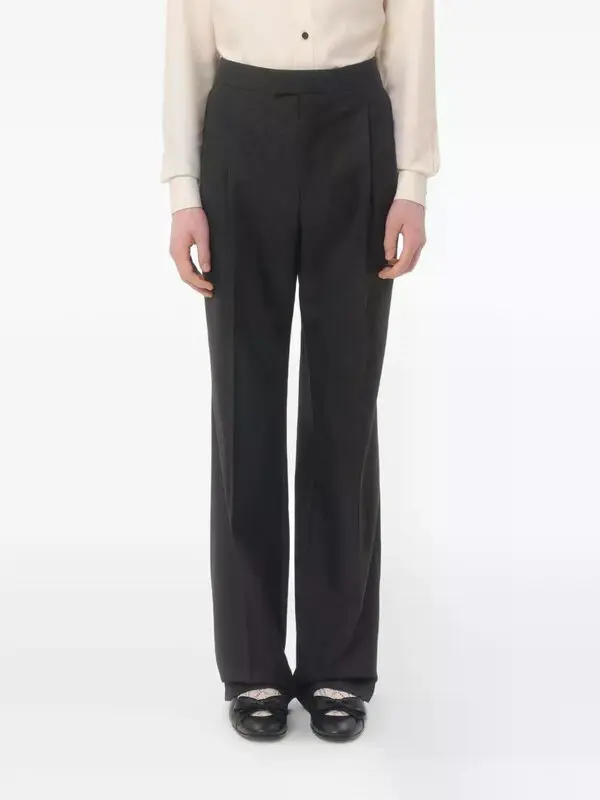 Valentino Garavani Wool Gabardine Tailored Trousers