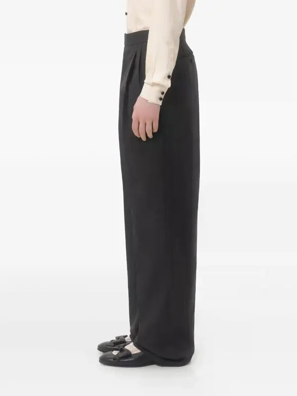 Valentino Garavani Wool Gabardine Tailored Trousers