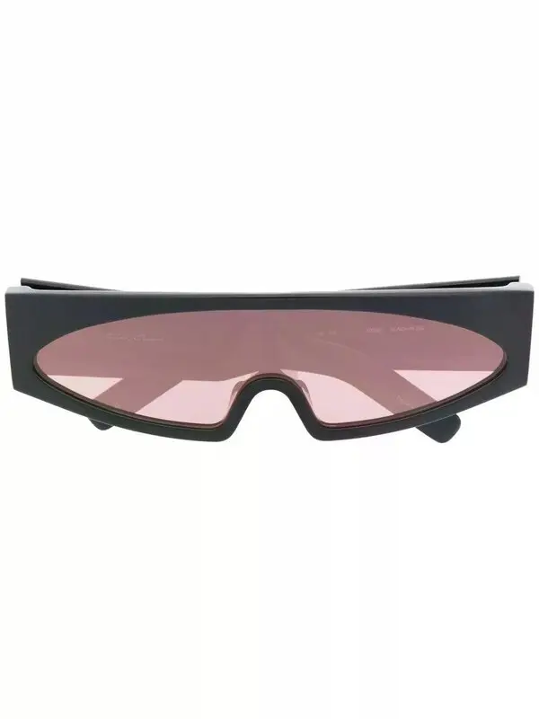 Rick Owens Gene Slim D-frame Sunglasses - Black