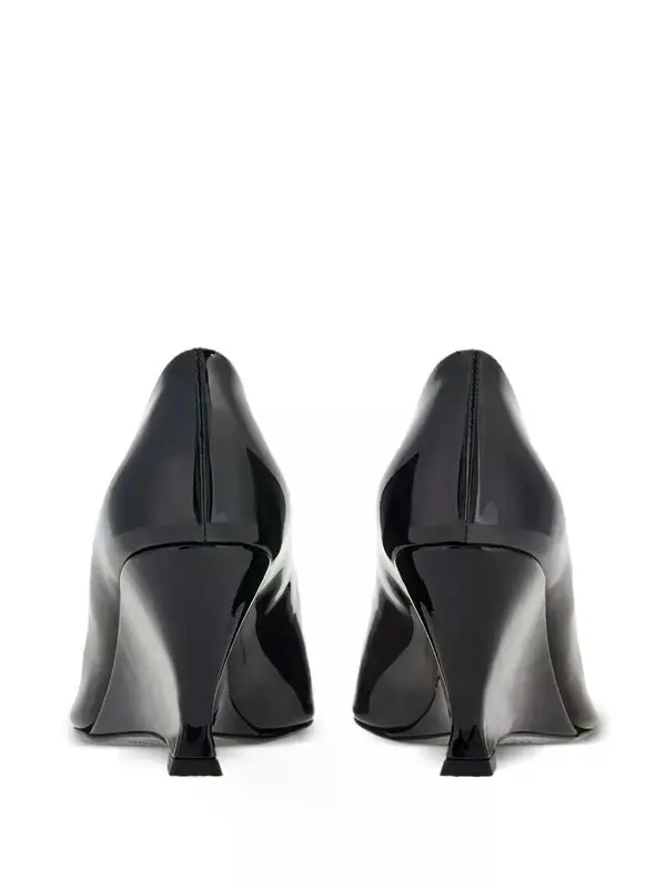 FERRAGAMO 70mm Wedge-heel Leather Pumps