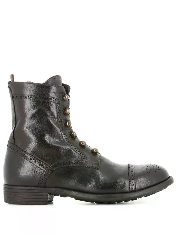 Officine Creative Lace-up Leather Boots