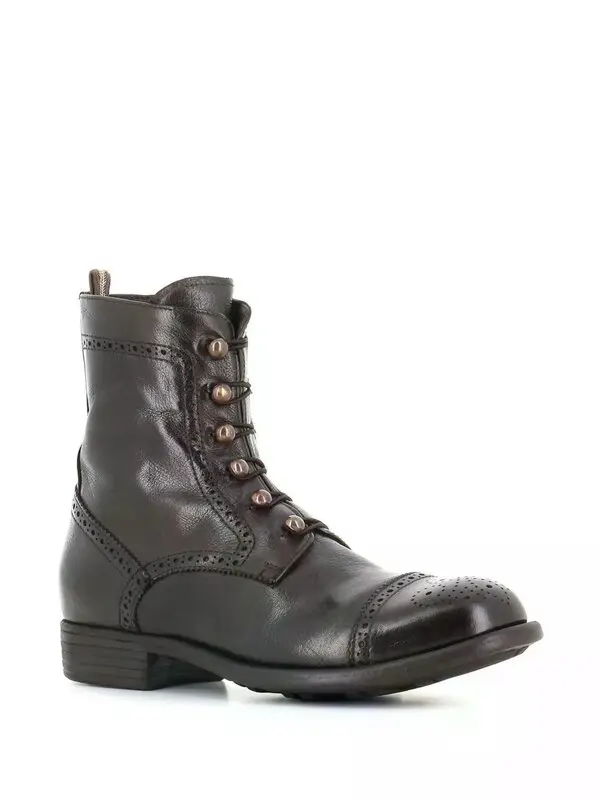 Officine Creative Lace-up Leather Boots