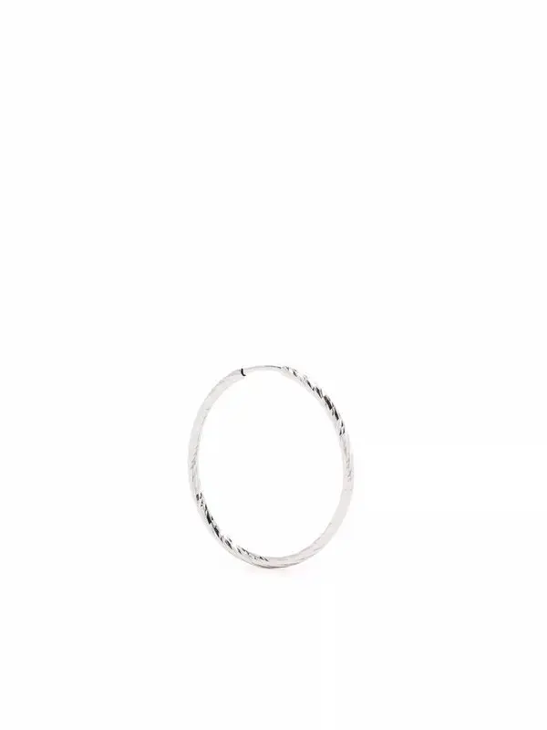 MARIA BLACK 14kt White Gold Liv 25 Hoop Earring - Silver