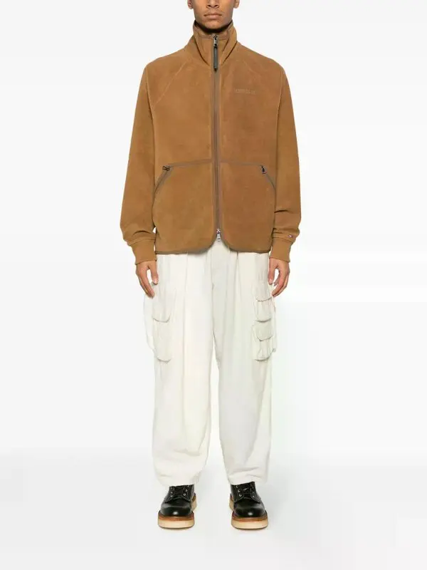 Tommy Hilfiger Logo-embroidered Fleece Sweatshirt
