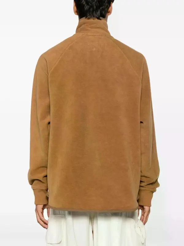 Tommy Hilfiger Logo-embroidered Fleece Sweatshirt