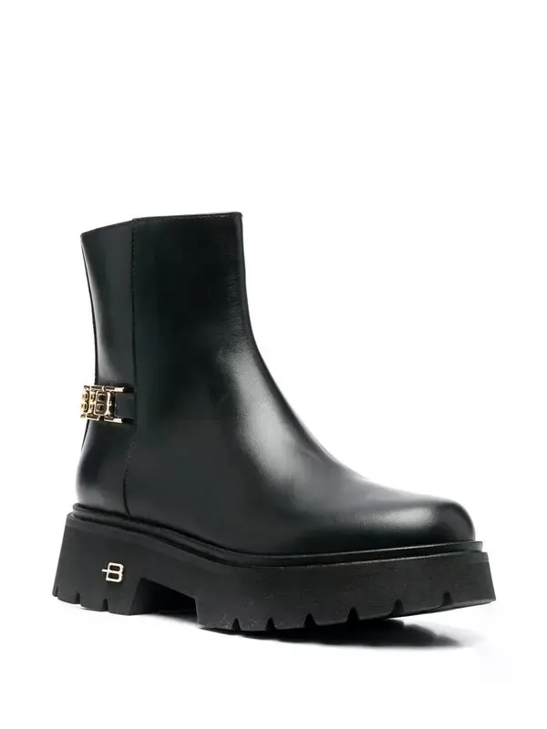 BALDININI Chain-embellished Ankle Boots