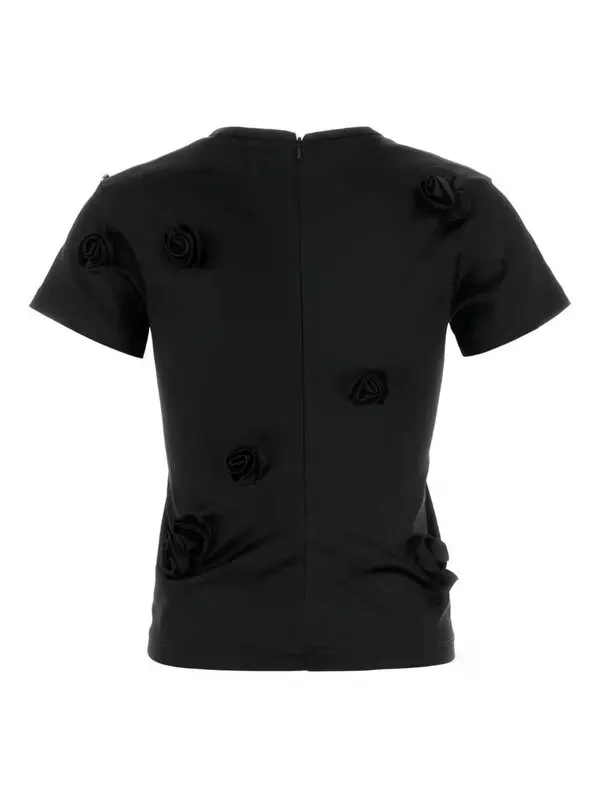 Sportmax Mendoza Floral-appliqué Top