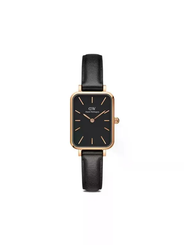 DANIEL WELLINGTON Quadro Pressed Sheffield 20x26mm Watch - Black