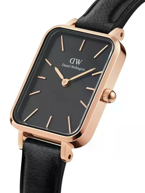 DANIEL WELLINGTON Quadro Pressed Sheffield 20x26mm Watch - Black
