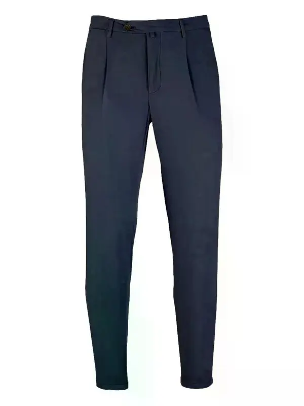 BRIGLIA 1949 Pleat-detailing Trousers - Blue