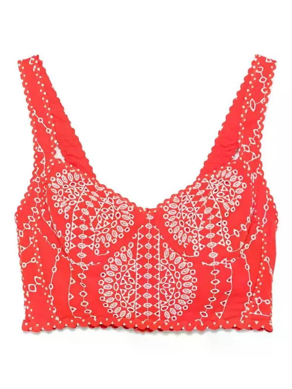Charo Ruiz Ibiza Goldie Crop Top