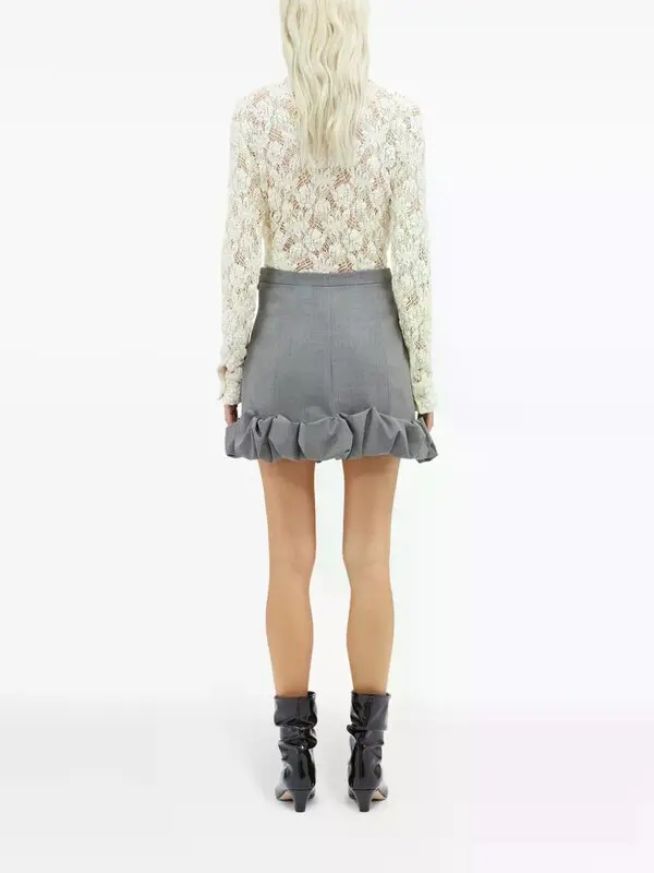 MSGM Ruffled Mini Skirt