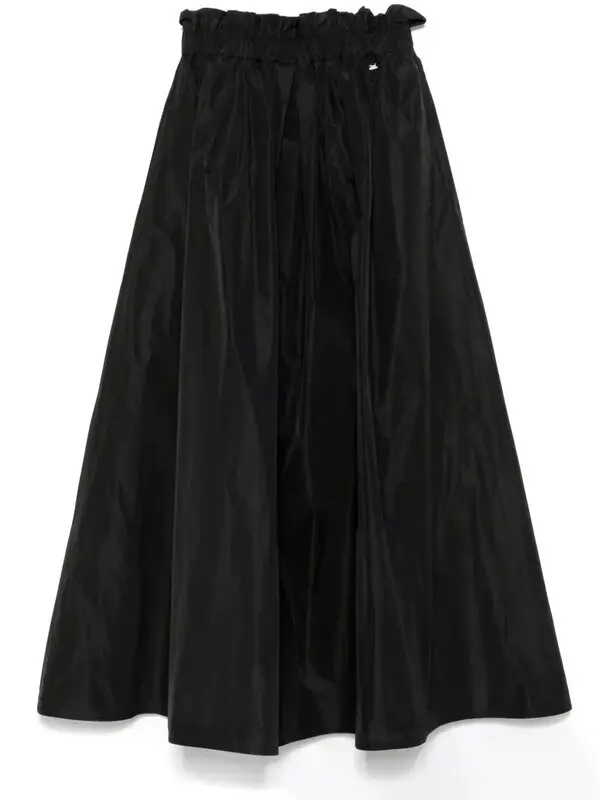 Herno Taffeta Maxi Skirt - Black