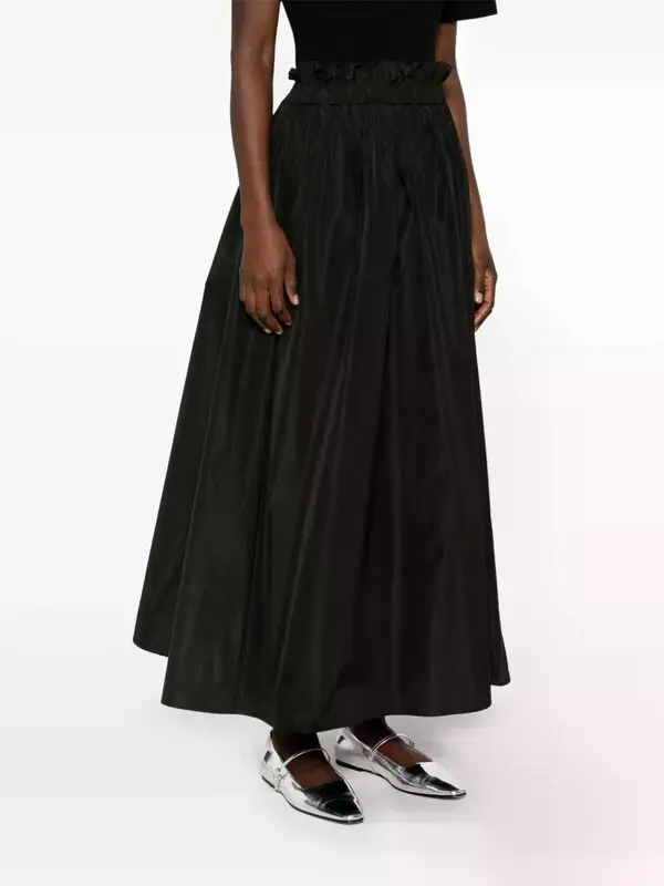 Herno Taffeta Maxi Skirt - Black