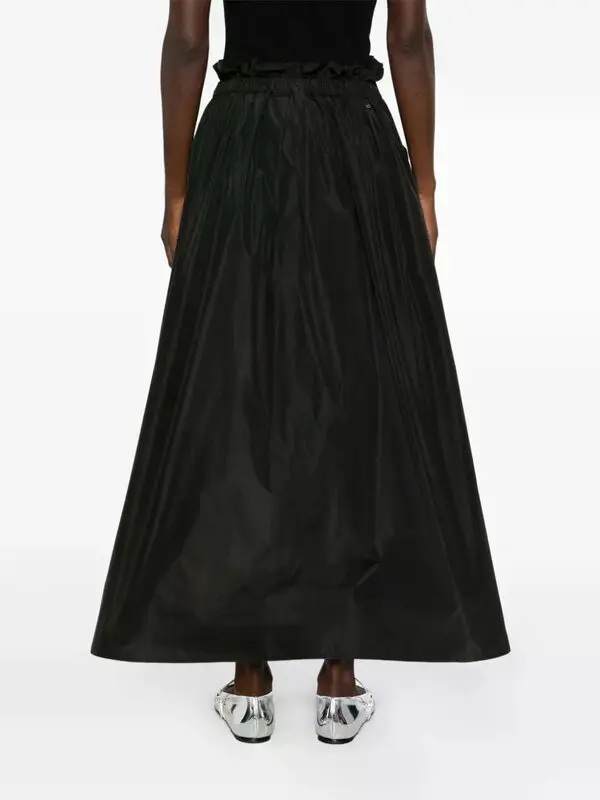 Herno Taffeta Maxi Skirt - Black