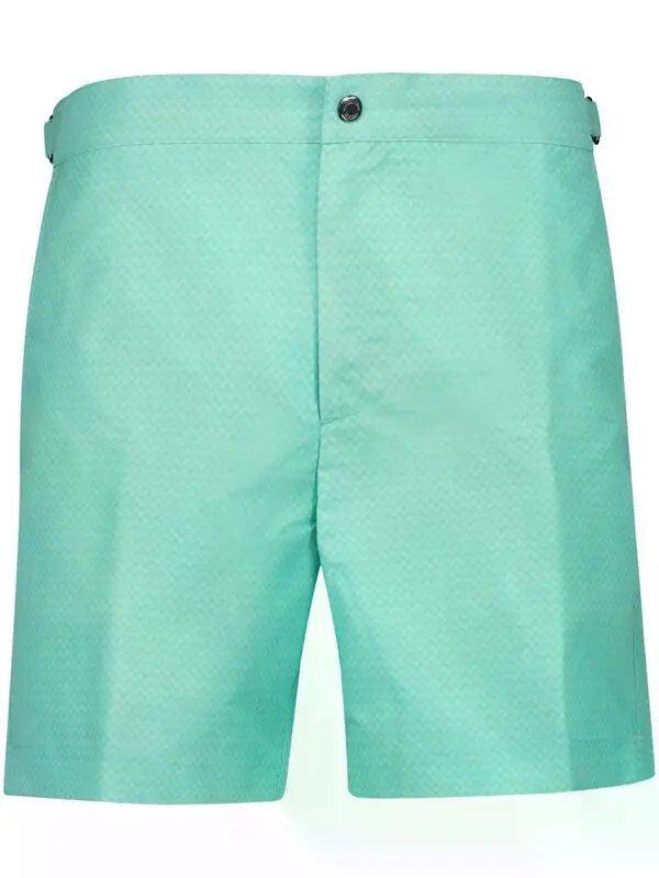 Frescobol Carioca Copacabana Tailored Swim Shorts - Green