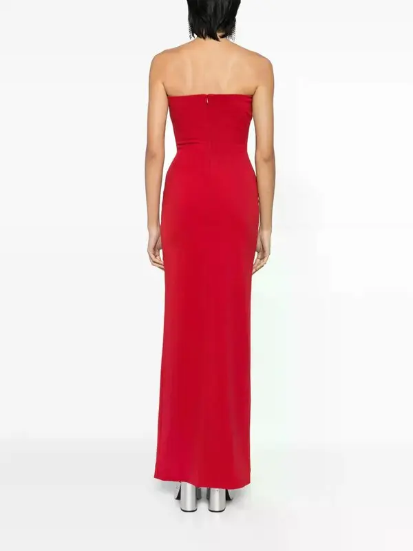 Solace London Bysha Maxi Dress - Red