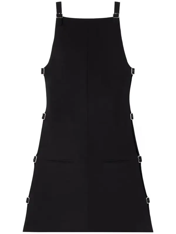 COURREGES Multi-strap Mini Dress - Black