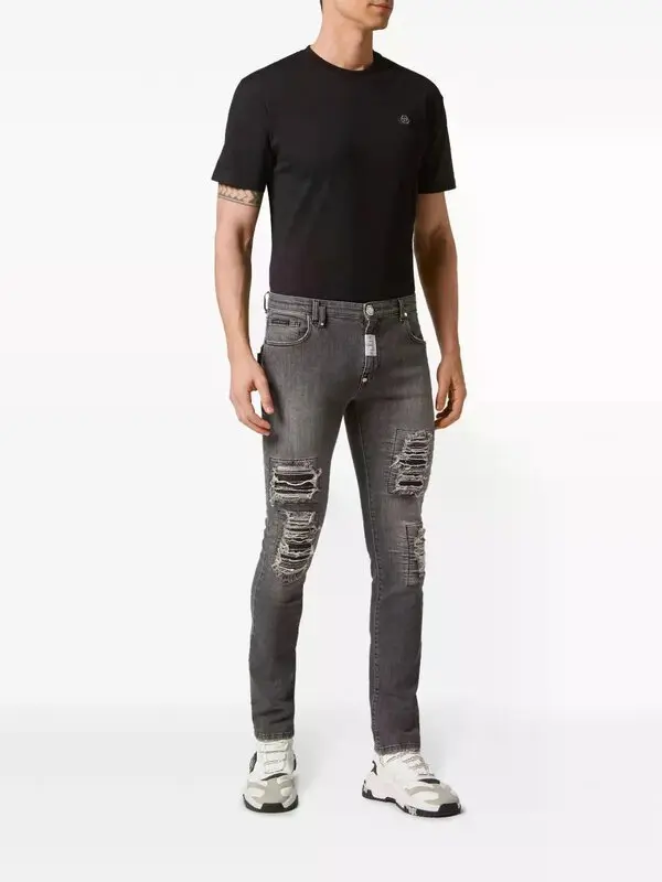 Philipp Plein Rock Star Mid-rise Slim-fit Jeans