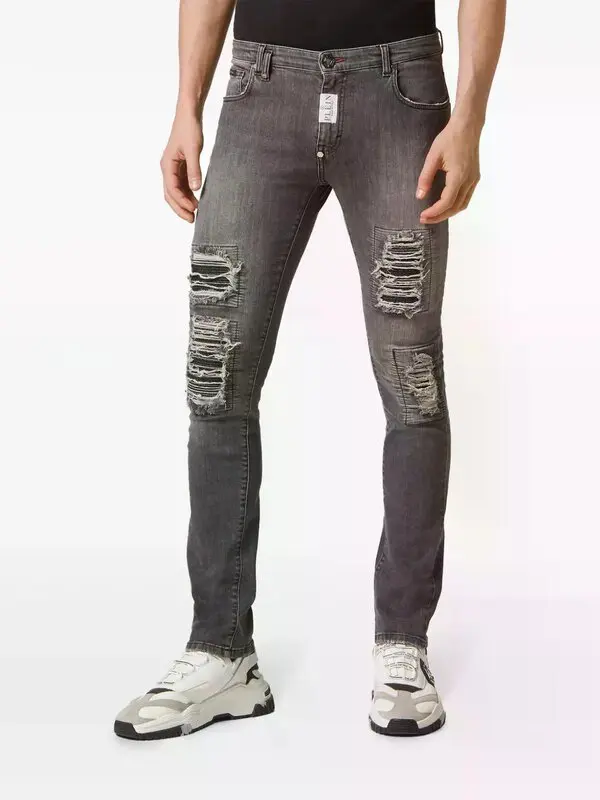 Philipp Plein Rock Star Mid-rise Slim-fit Jeans