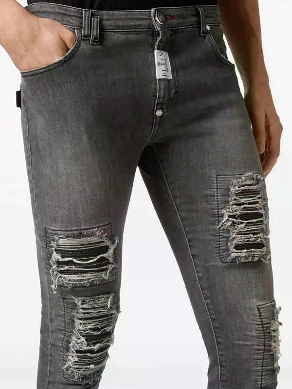 Philipp Plein Rock Star Mid-rise Slim-fit Jeans