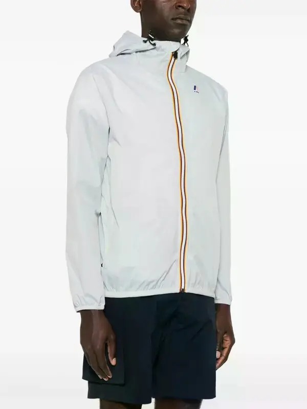 K-WAY Le Vrai 3.0 Claude Ripstop Windbreaker - Grey