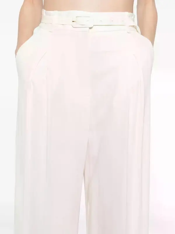Gabriela Hearst Maura Silk Crepe Trousers