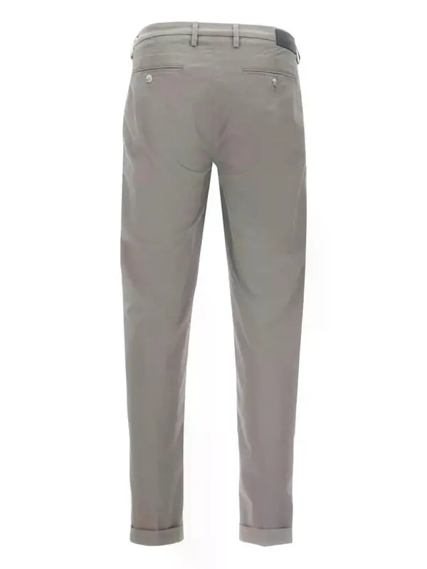 RE-HASH Chinos With Button And Zip Fastening - Grey