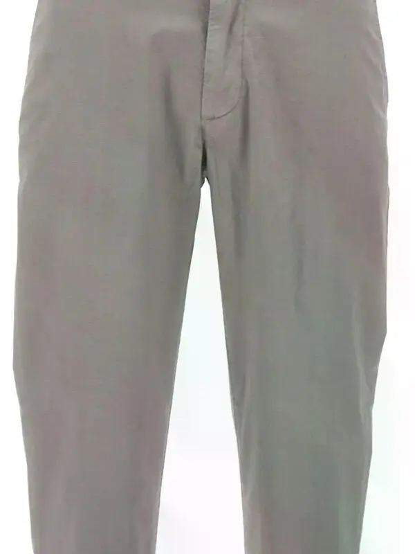 RE-HASH Chinos With Button And Zip Fastening - Grey