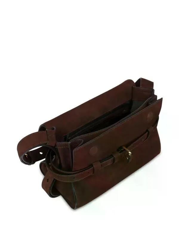 Moschino Tie Me Leather Shoulder Bag