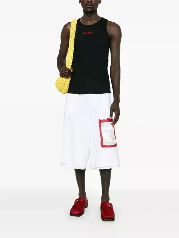 Marni Logo-embroidered Tank Top