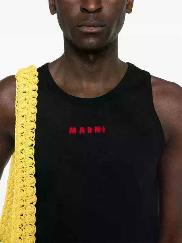 Marni Logo-embroidered Tank Top