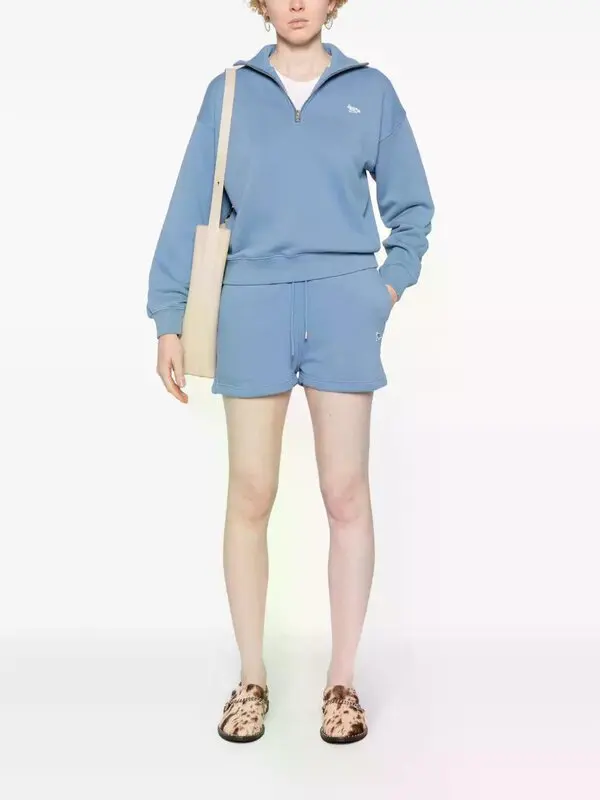Maison Kitsuné Fox-patch Track Shorts