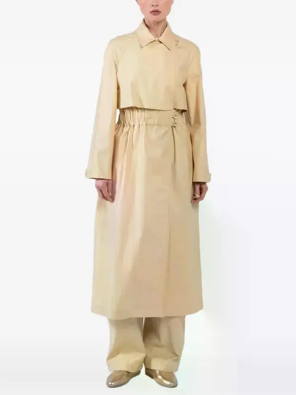 Rosetta Getty Elasticated Waist Trench Coat