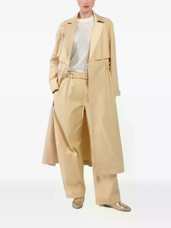 Rosetta Getty Elasticated Waist Trench Coat