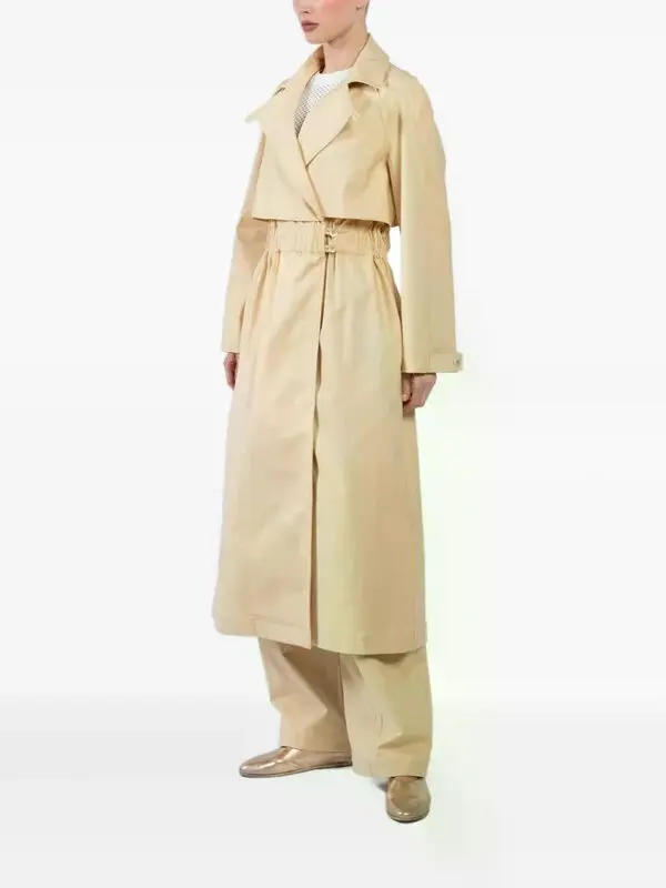 Rosetta Getty Elasticated Waist Trench Coat