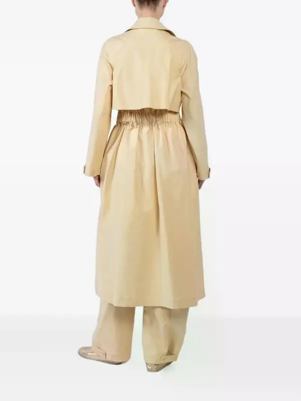 Rosetta Getty Elasticated Waist Trench Coat