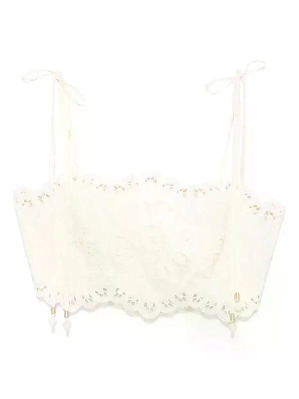 Zimmermann Cropped Top - Neutrals