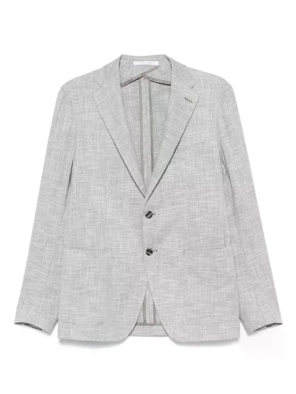 Tagliatore Interwoven Blazer - Grey