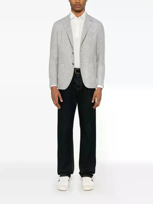 Tagliatore Interwoven Blazer - Grey