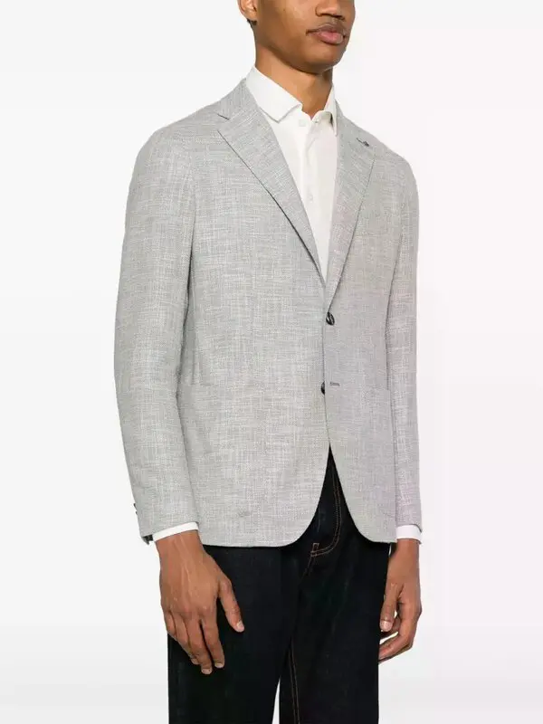 Tagliatore Interwoven Blazer - Grey