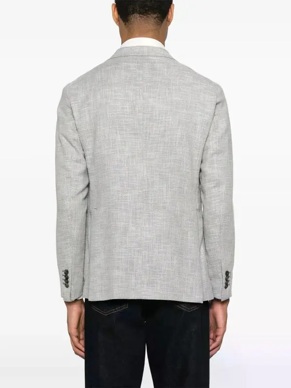 Tagliatore Interwoven Blazer - Grey