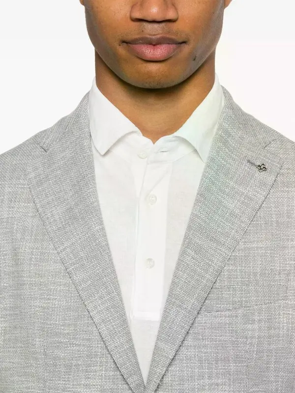 Tagliatore Interwoven Blazer - Grey