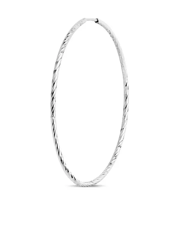 MARIA BLACK 14kt White Gold Liv Hoop Earring - Silver