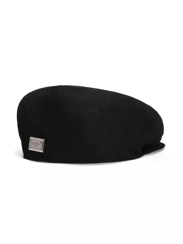 Dolce & Gabbana Cotton Twill Flat Cap